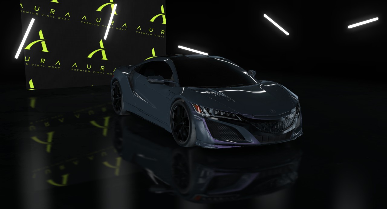 Gloss Dark Grey Purple Shift | Aura Vinyl Color Explorer