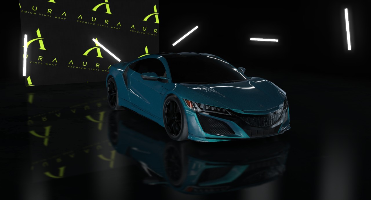 Gloss Paint Metallic Dragon Green | Aura Vinyl Color Explorer